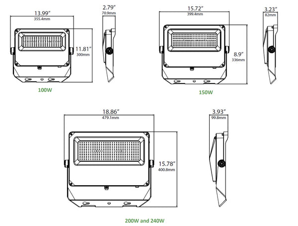 Premium Flood Light With Built In Photocell – Petersen Parts
